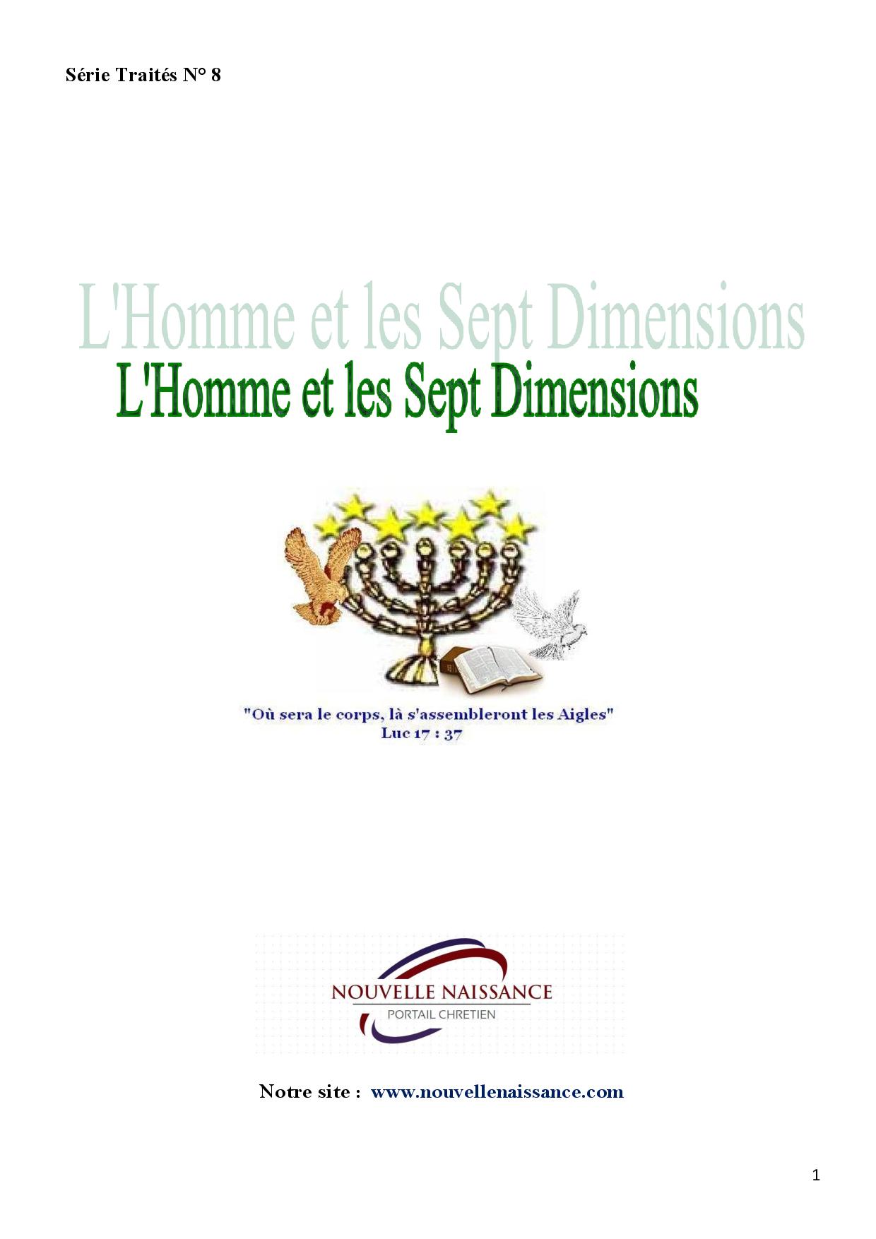 L'Homme et les sept dimensions - Nouvelle Naissance
